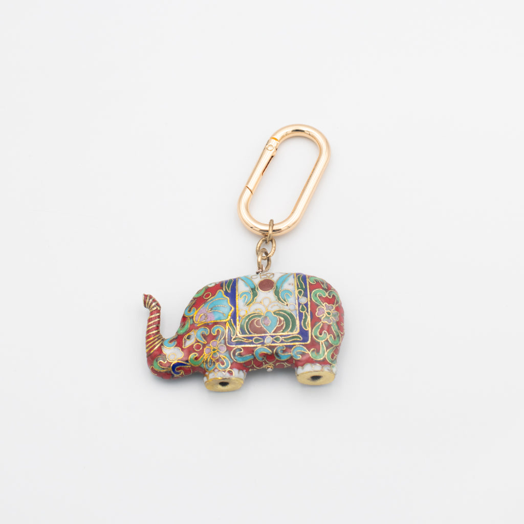 Vintage Cloisonné Elephant Bag Charm – The Mom Edit
